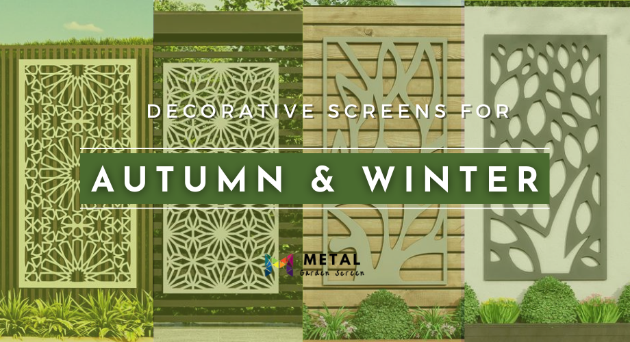 Decorative Privacy Screens for Autumn and Winter