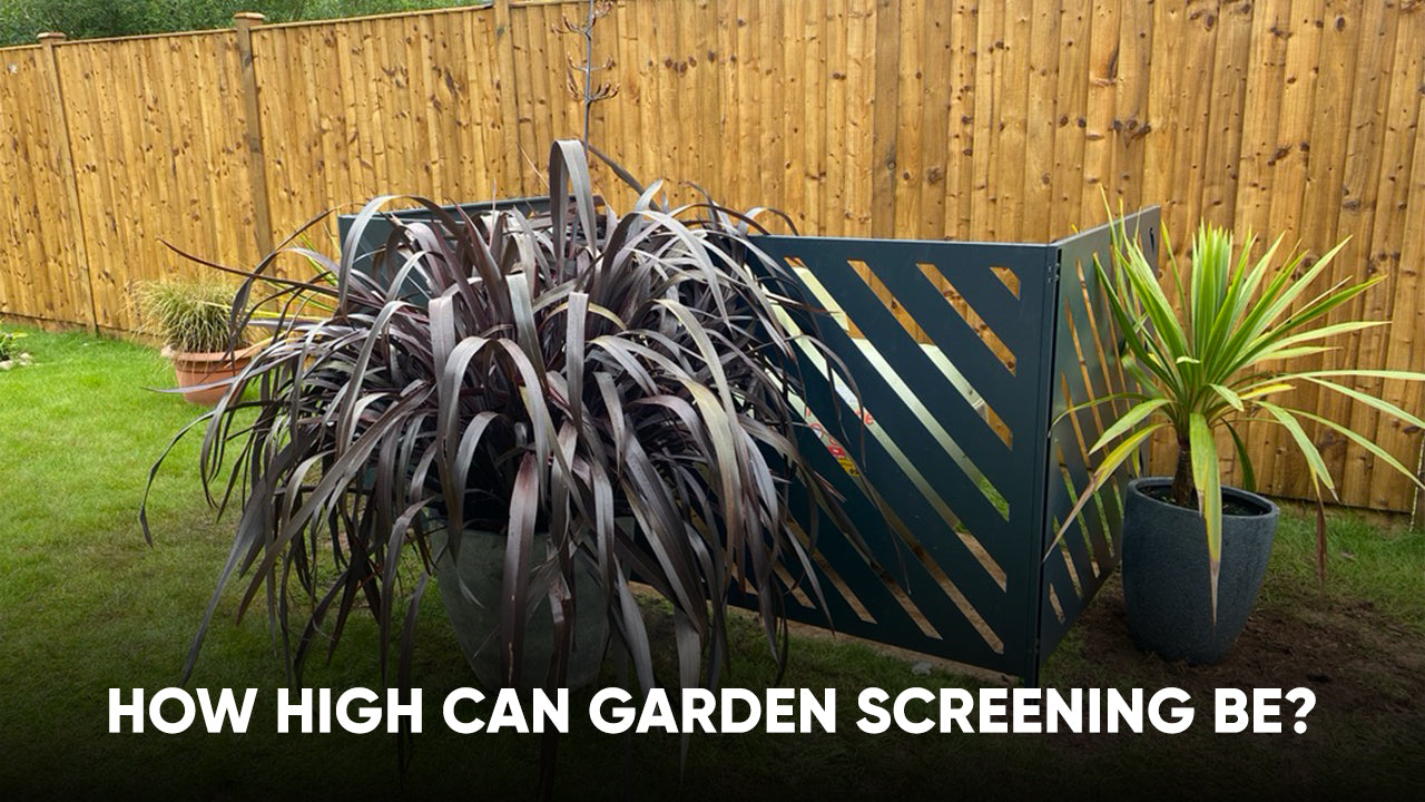 How High Can Garden Screening Be in the UK?