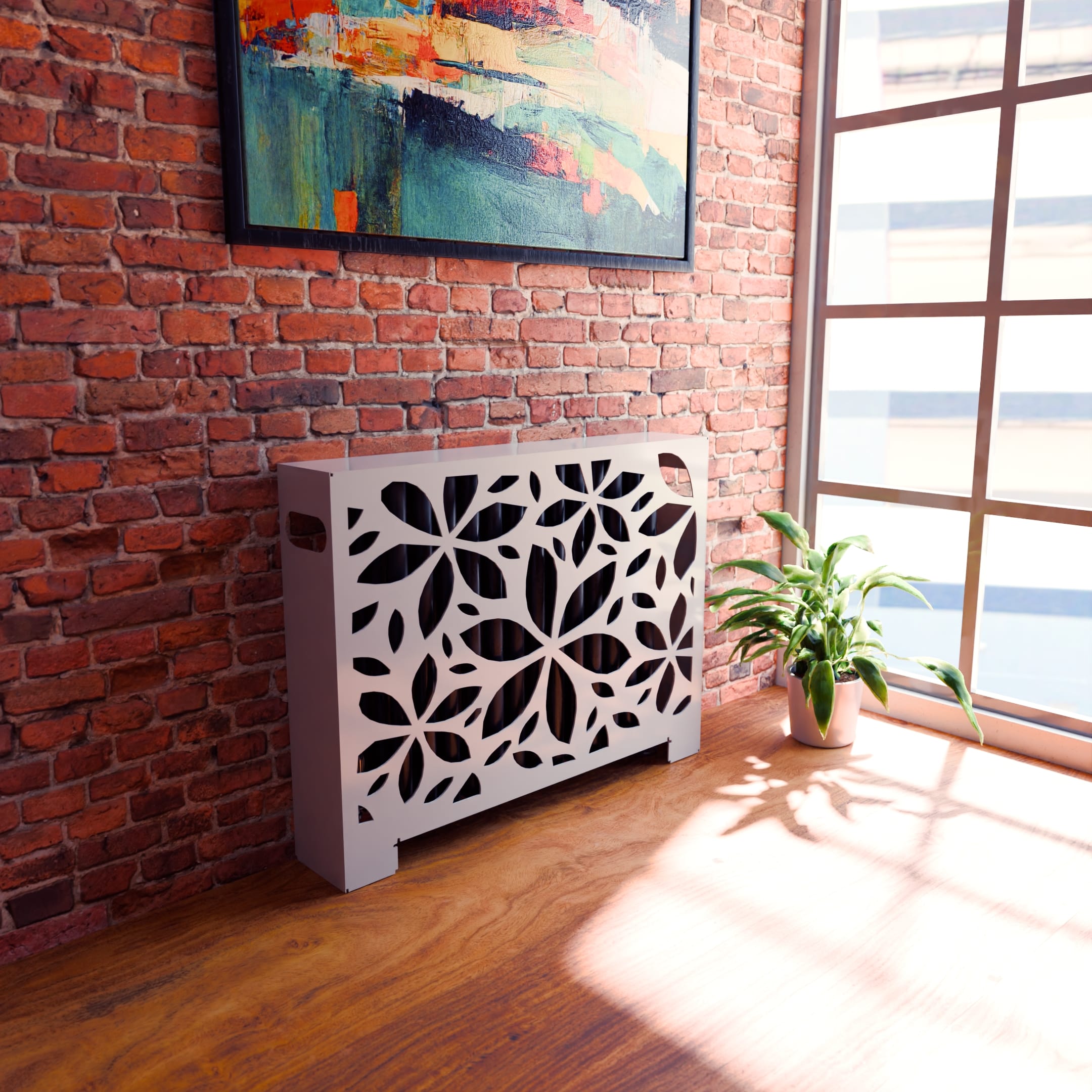 Ornithogalum Radiator Covers UK - Modern Elegant